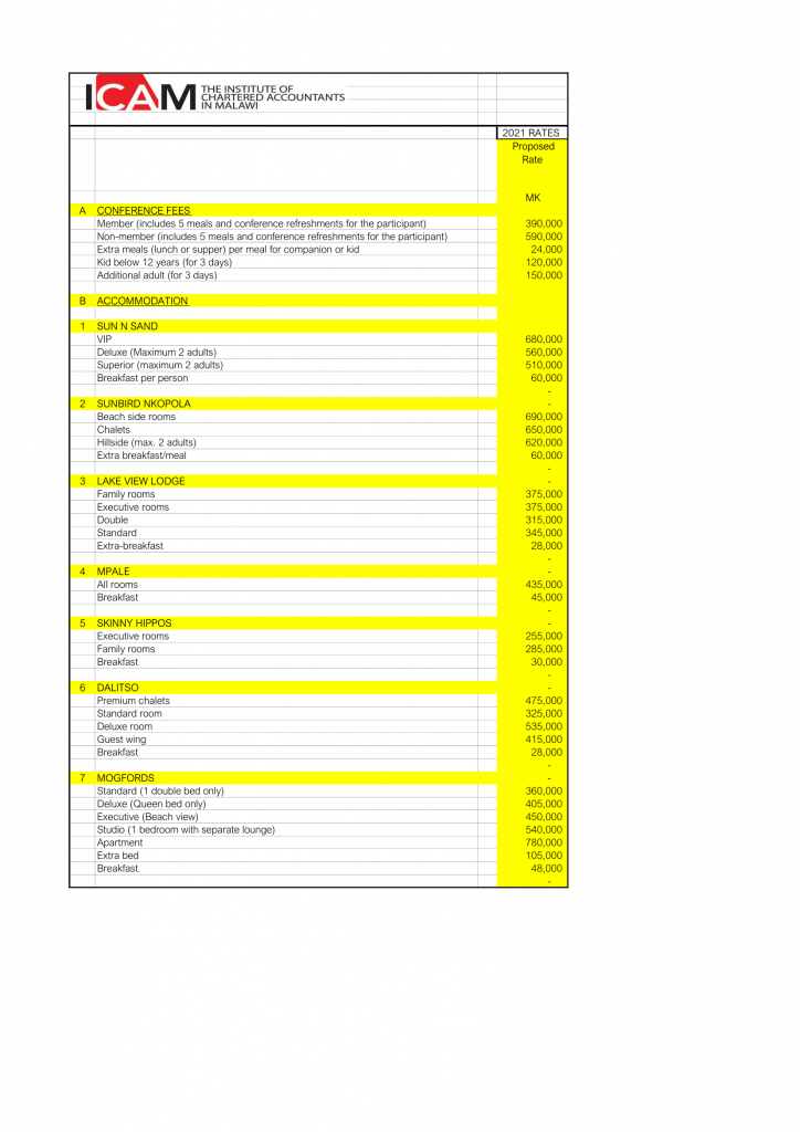 2021 Lakeshore Conference Rates – Institute of Chartered Accountants in ...